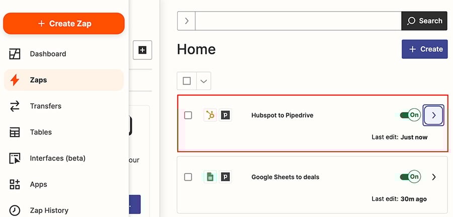 Zapier: creating new Pipedrive deals from HubSpot form submissions - Knowledge Base | Pipedrive